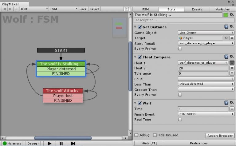 Creating Unity AI: Playmaker vs Behavior Designer | Ironic Games